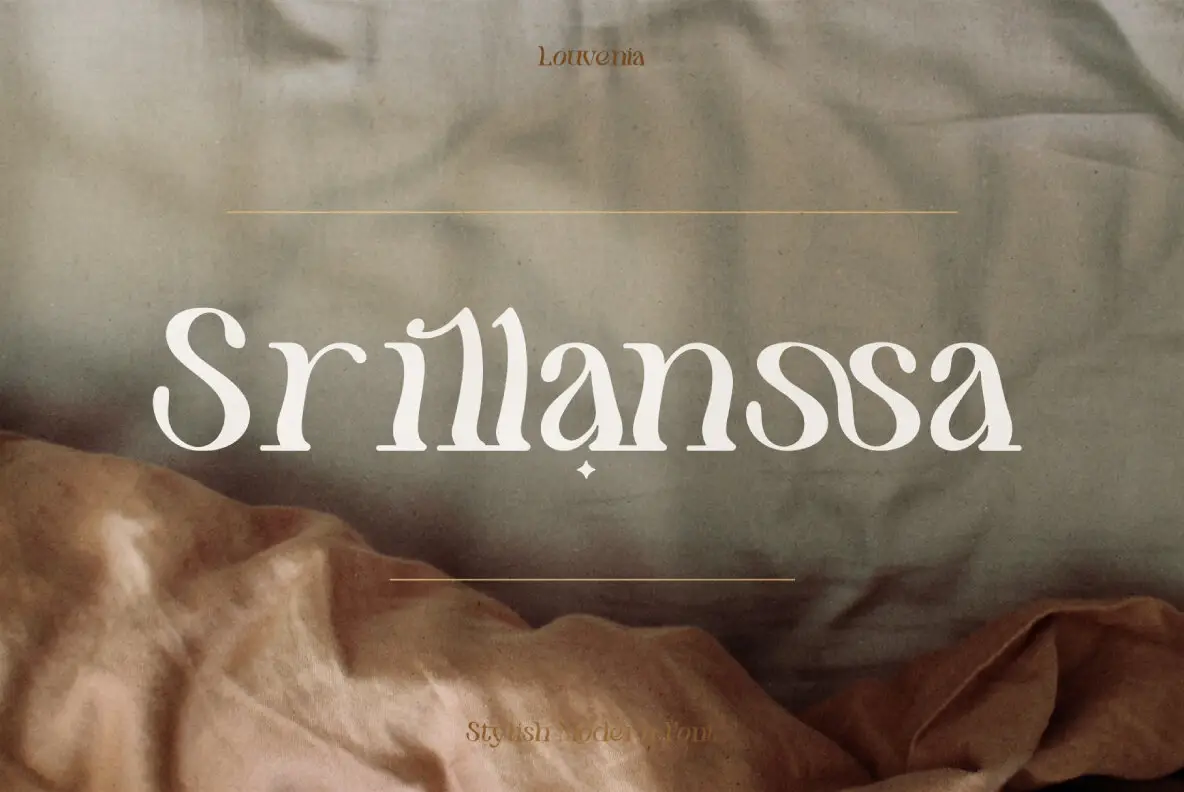 Louvenia Font - YouWorkForThem