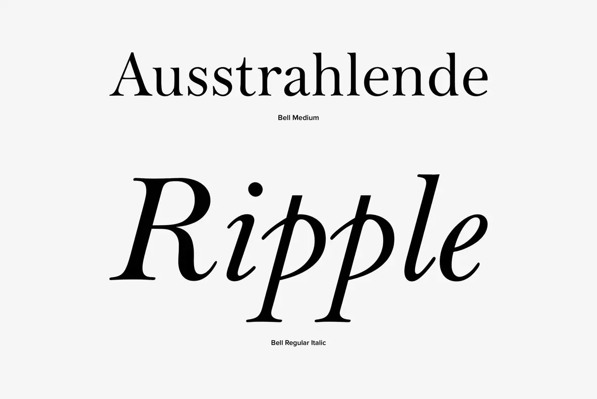 Bell Font - YouWorkForThem