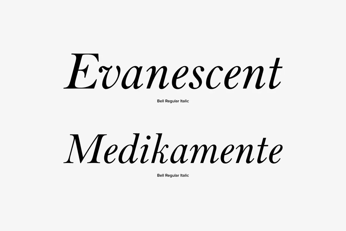 Bell Font - YouWorkForThem