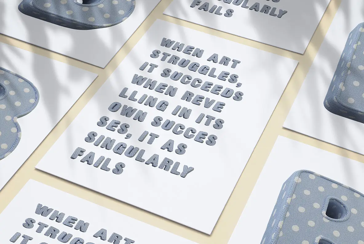 Fun Textile SVG Font Font - FontPath