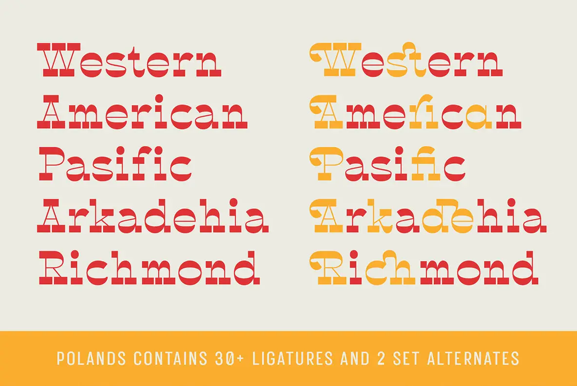 Polands Font - YouWorkForThem