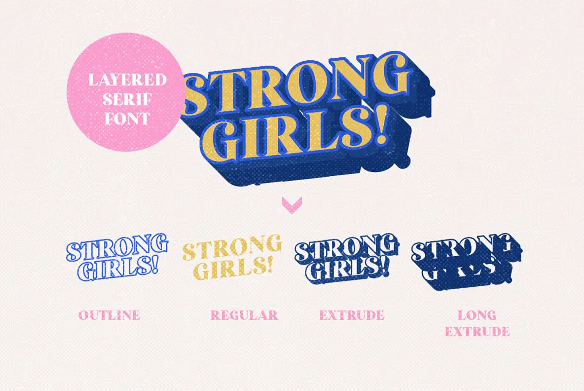 Strong Girls Font - YouWorkForThem