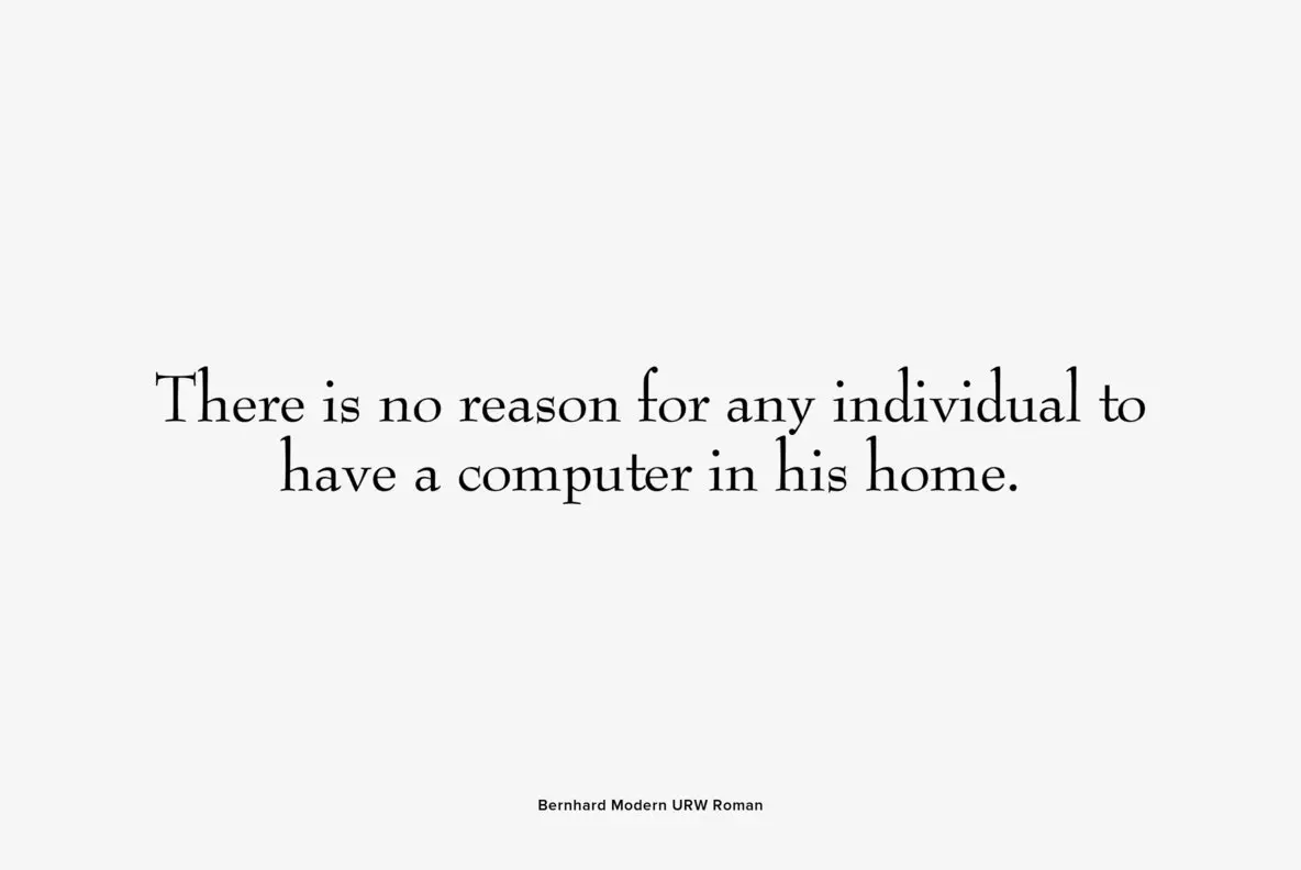 Bernhard Modern Font - YouWorkForThem