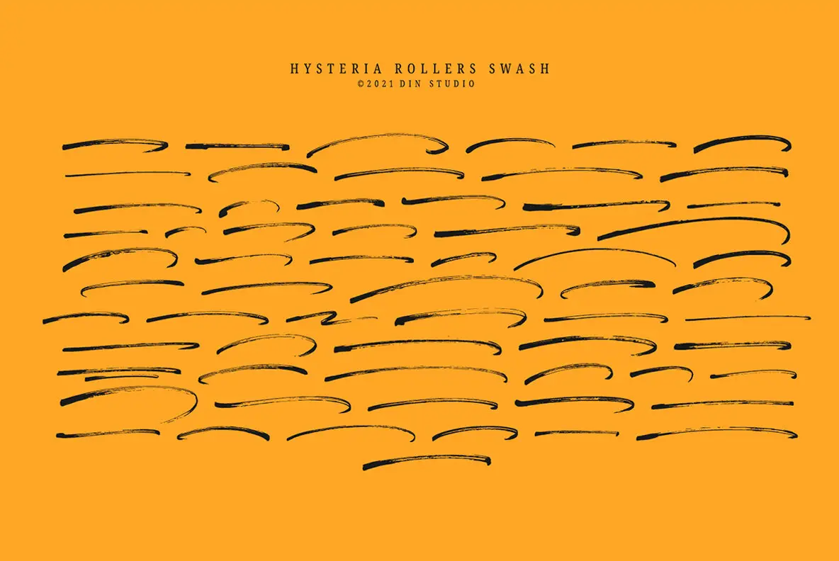 Hysteria Rollers Font - FontPath
