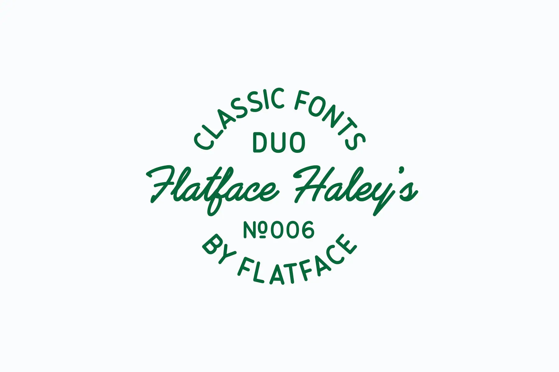Flatface Haleys Font - FontPath