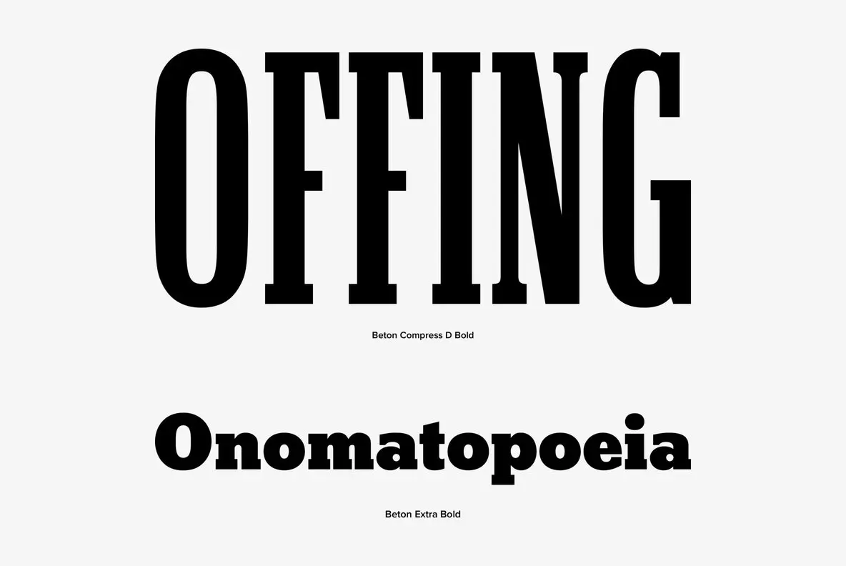 Beton Font - FontPath