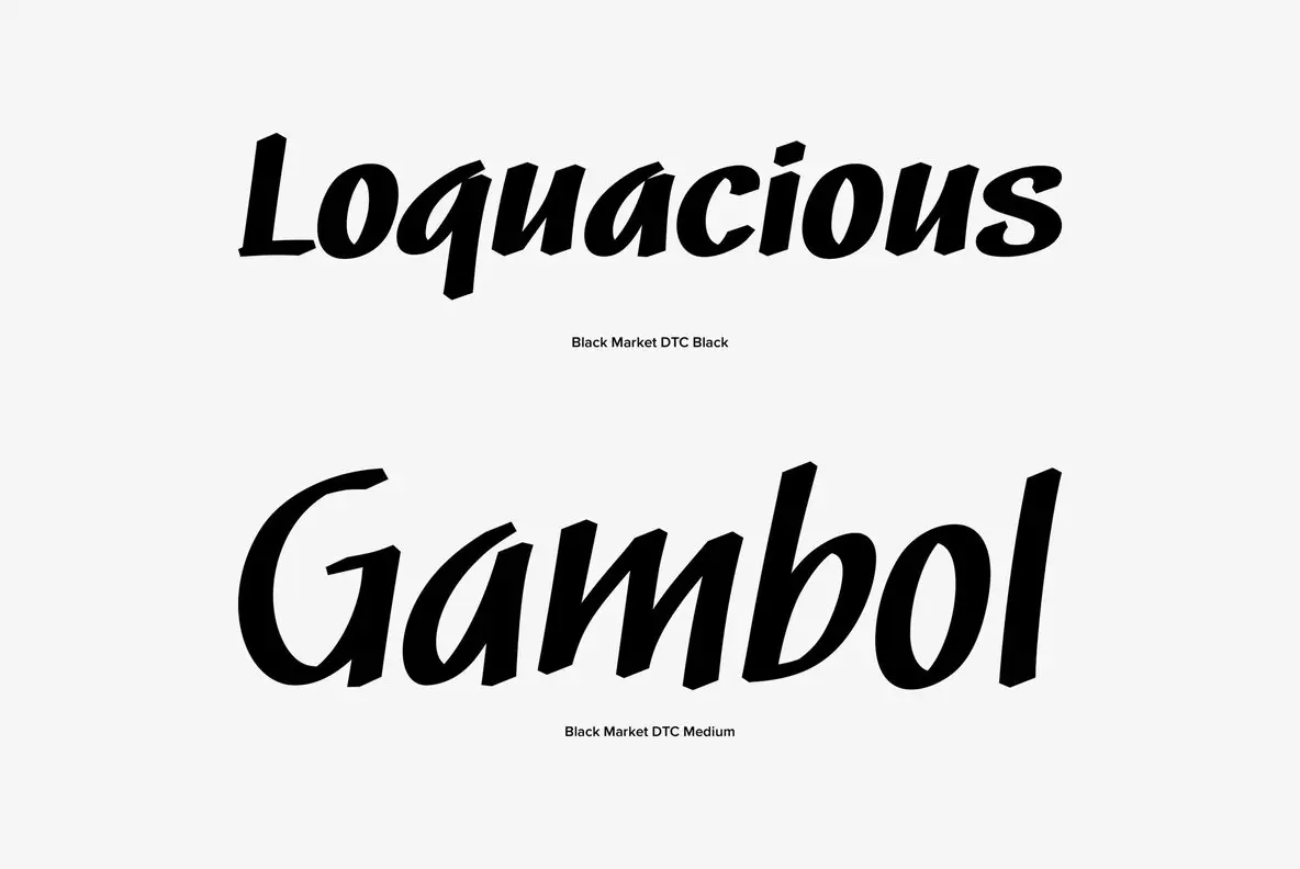 Black Market Font - YouWorkForThem