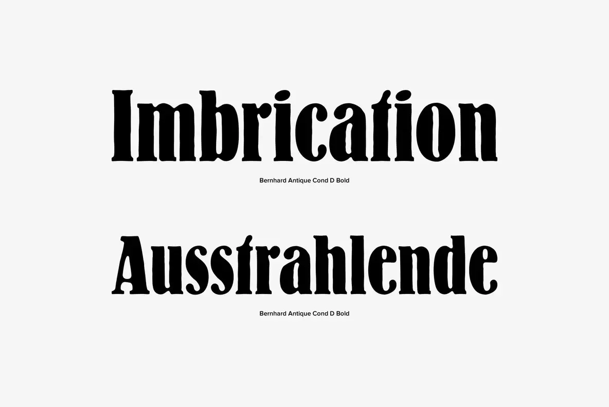 Bernhard Antique Font - YouWorkForThem