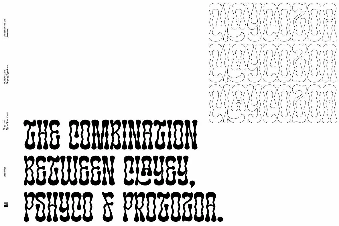 Claycozoa Font - YouWorkForThem