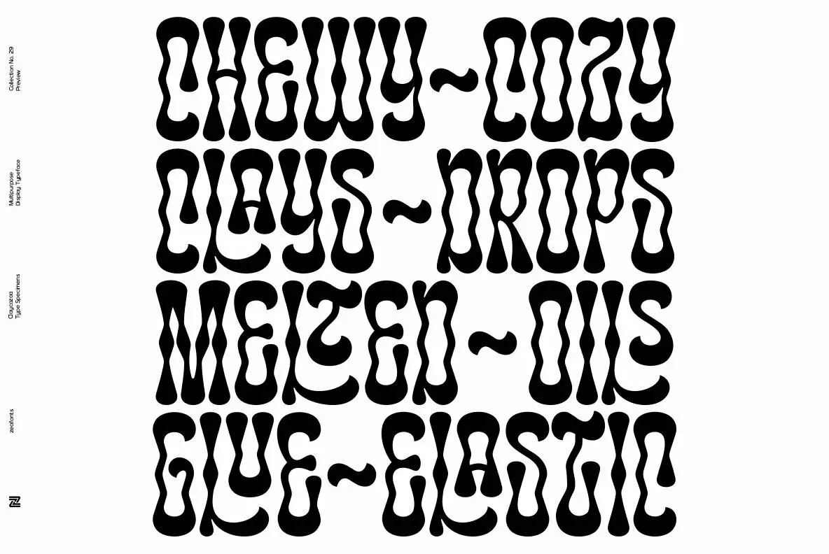 Claycozoa Font - YouWorkForThem