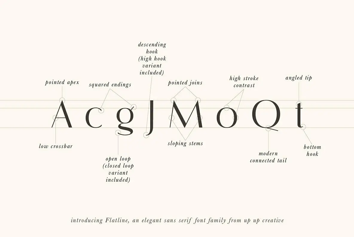 Flatline Sans Font - YouWorkForThem