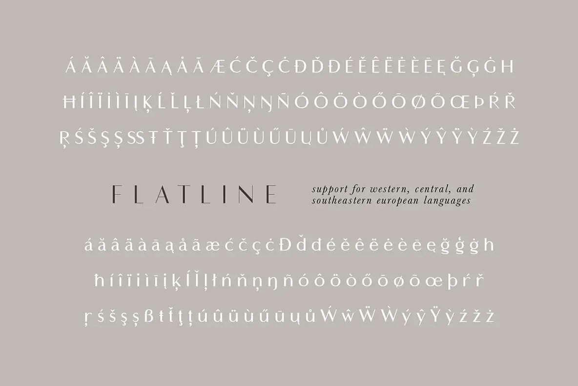 Flatline Sans Font - YouWorkForThem