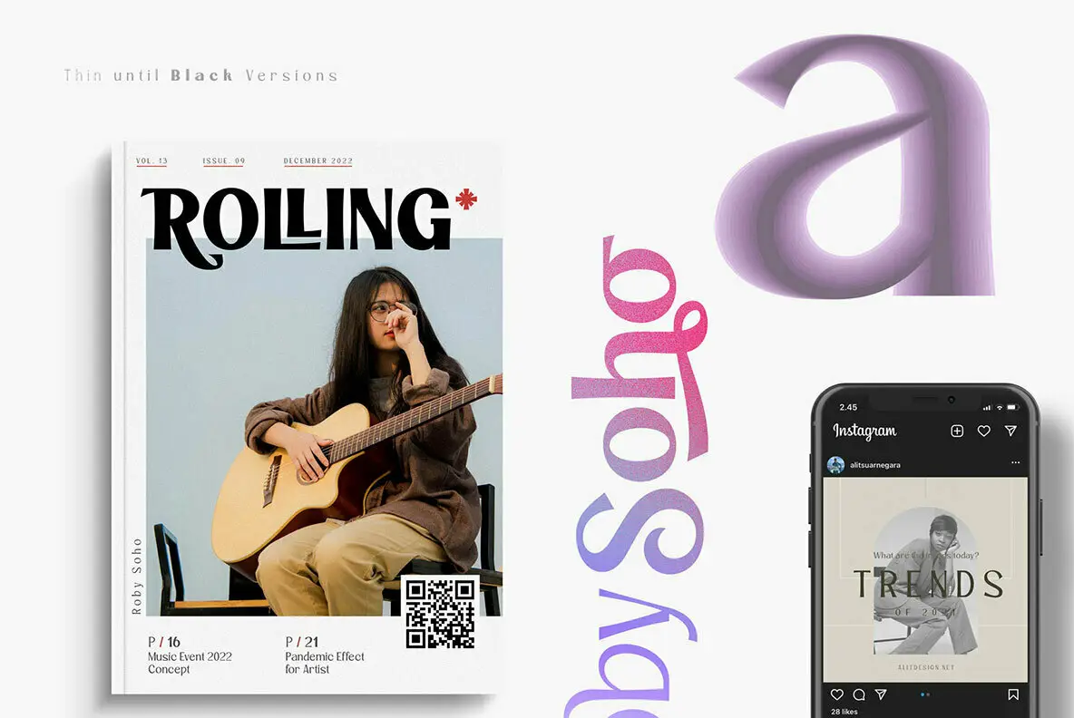 Roby Soho Font - FontPath