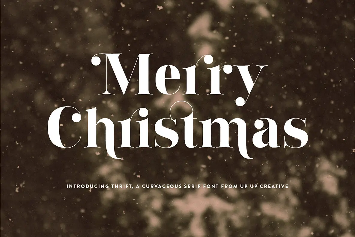 Thrift Font - YouWorkForThem