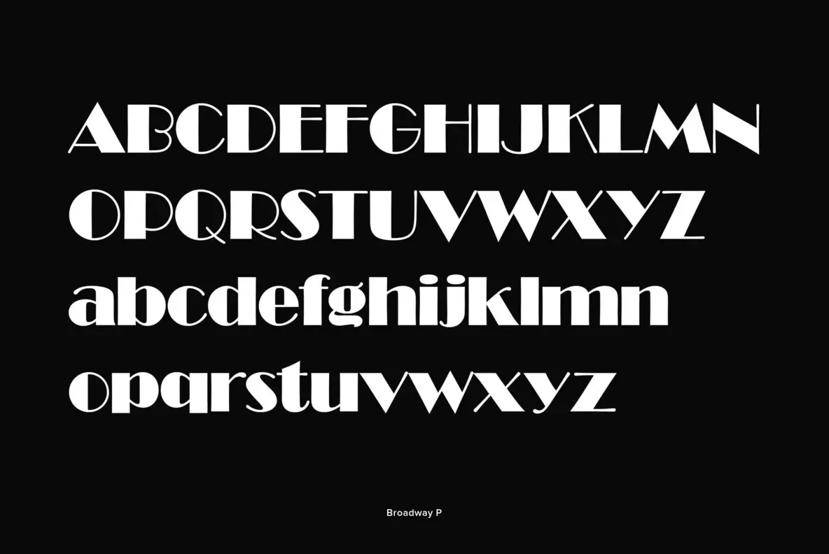Broadway Font - YouWorkForThem