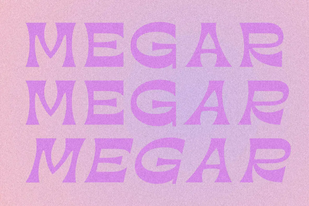 Megar Font - YouWorkForThem