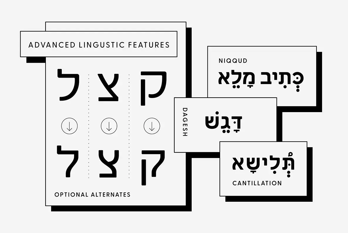 Greycliff Hebrew CF Font - FontPath
