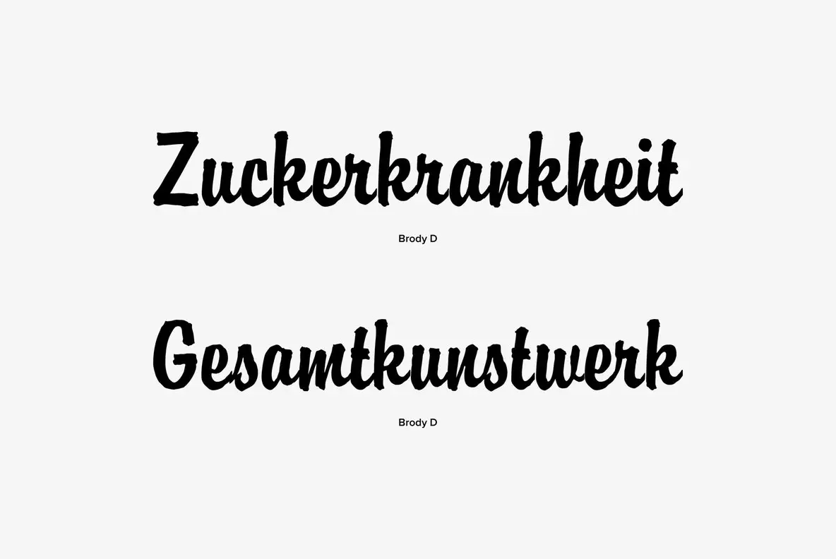 Brody Font - YouWorkForThem