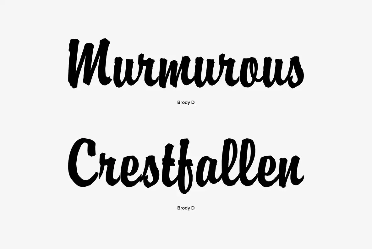 Brody Font - YouWorkForThem