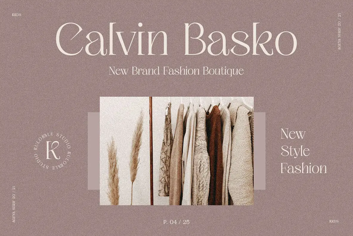 Ageya Font - YouWorkForThem