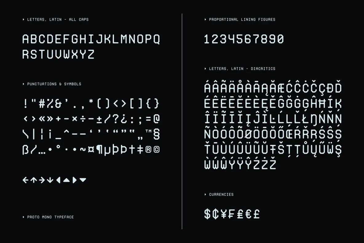 Proto Mono Font - FontPath