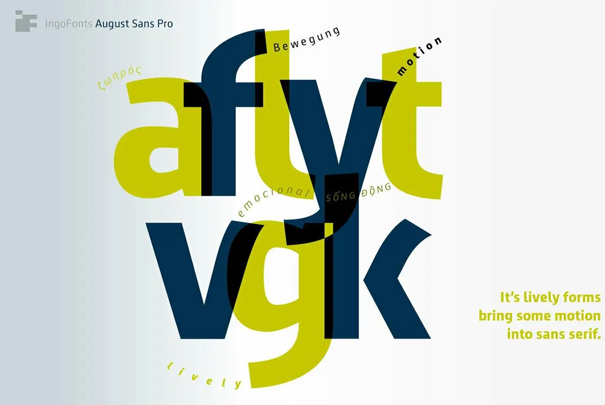 August Sans Pro Font - FontPath