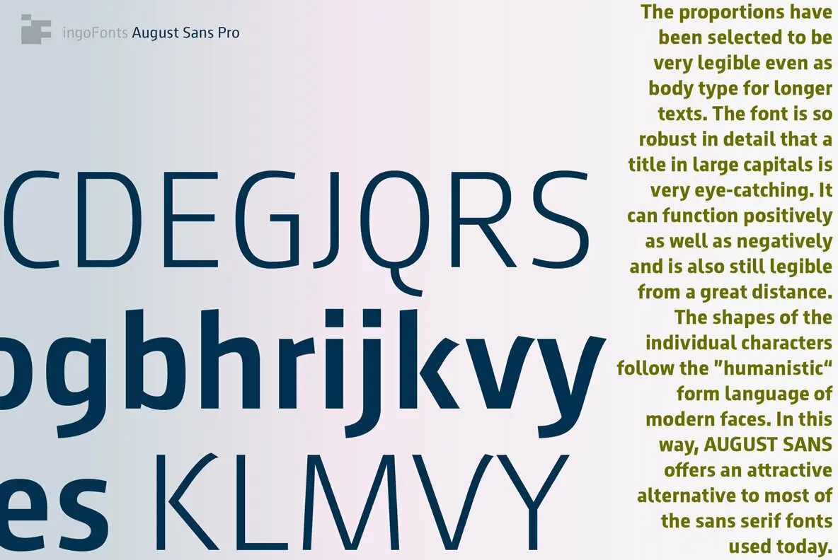 August Sans Pro Font - YouWorkForThem