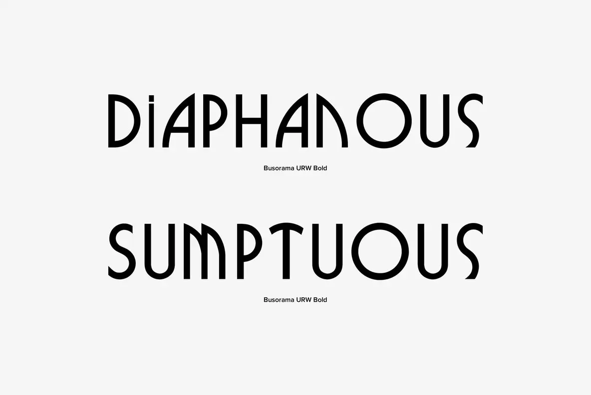 Busorama Font - FontPath