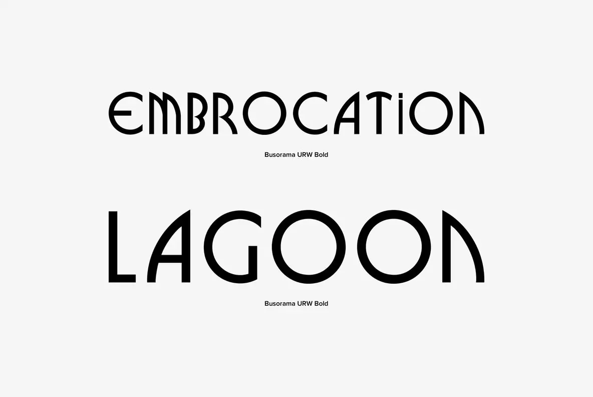 Busorama Font - YouWorkForThem