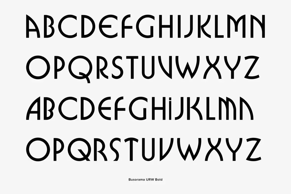 Busorama Font - YouWorkForThem