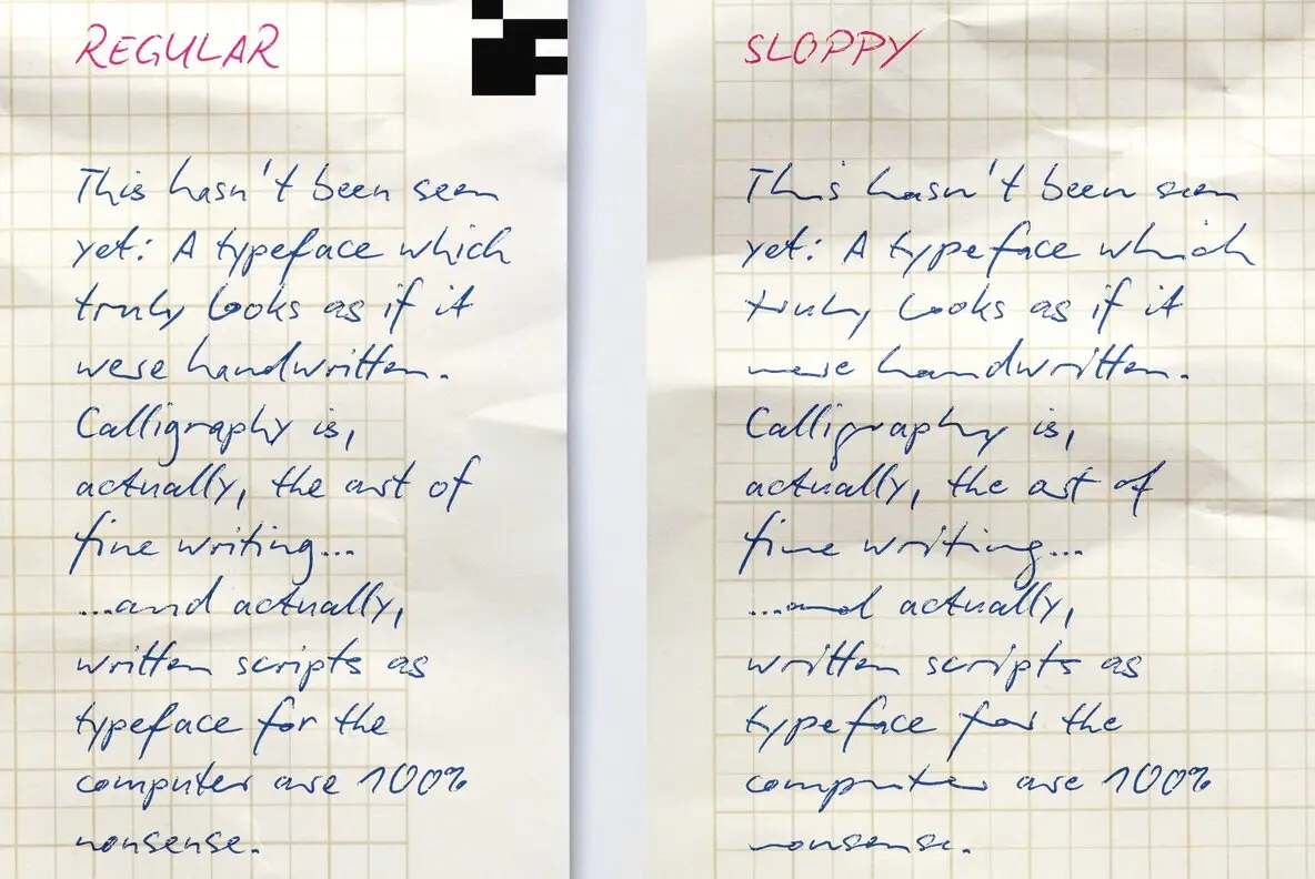 Biro Script Plus Font - YouWorkForThem