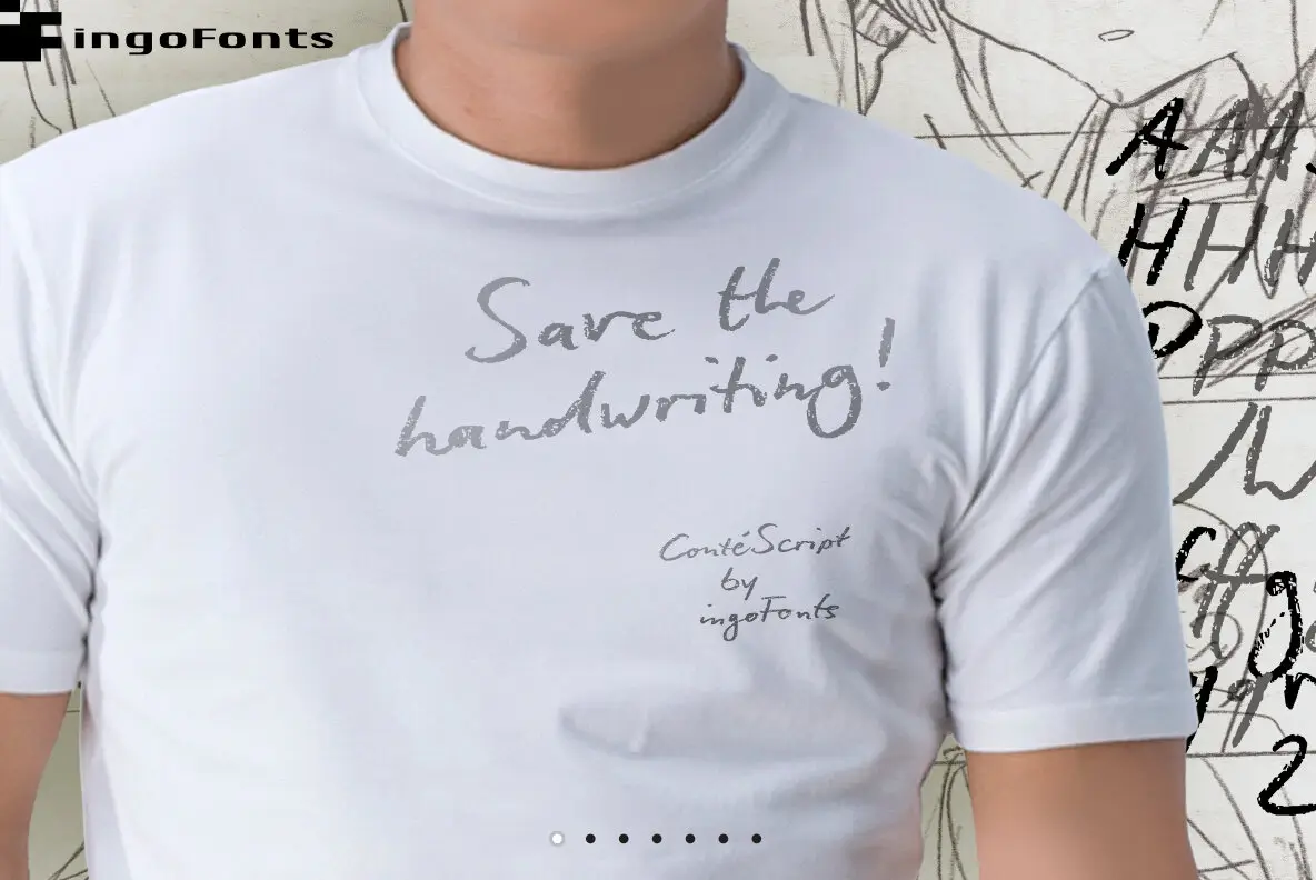 Conte Script Plus Font - YouWorkForThem