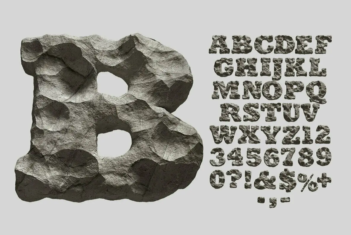 Rock SVG Font - YouWorkForThem