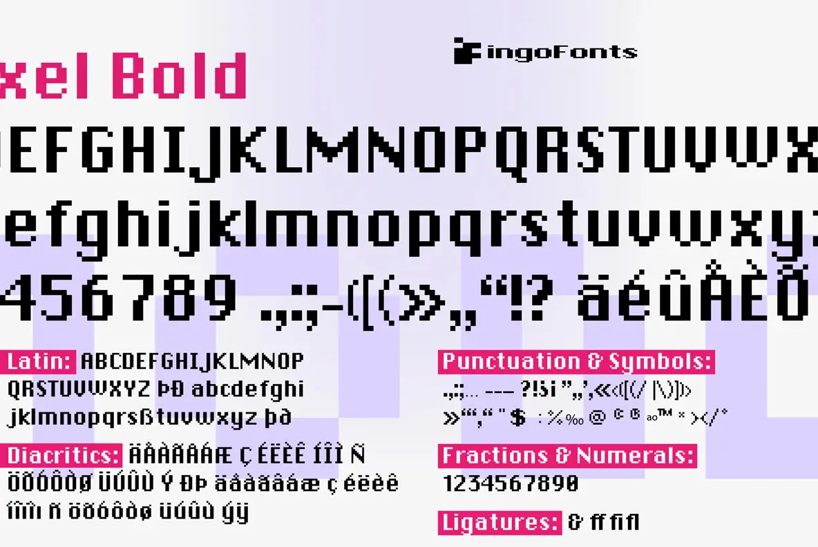 DePixel Font - YouWorkForThem