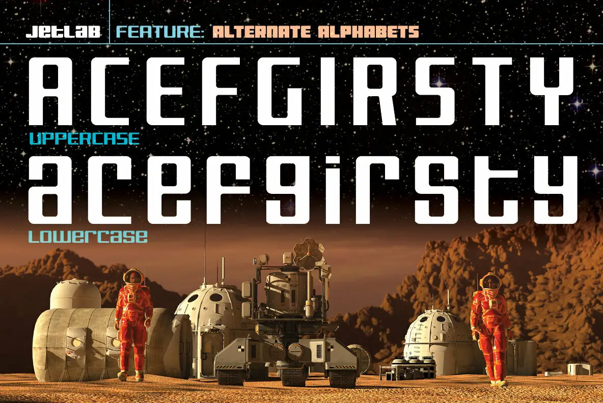 Jetlab Medium Font - YouWorkForThem