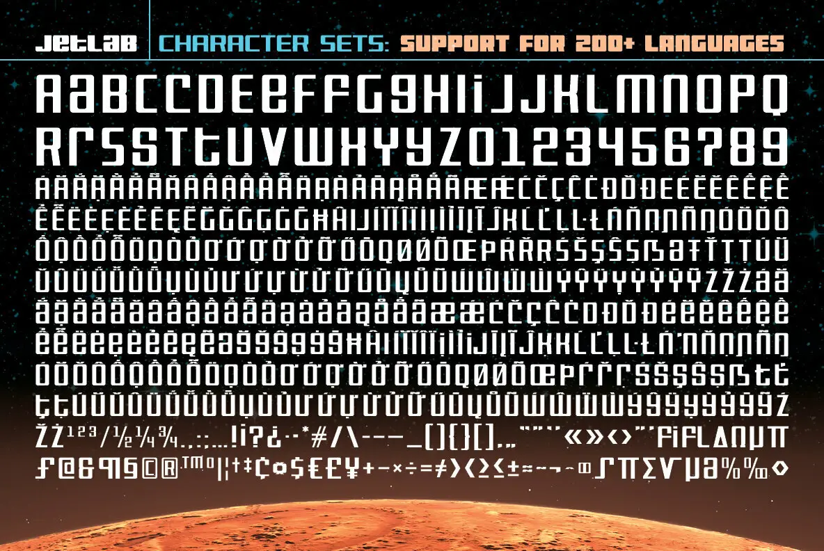 Jetlab Medium Font - YouWorkForThem
