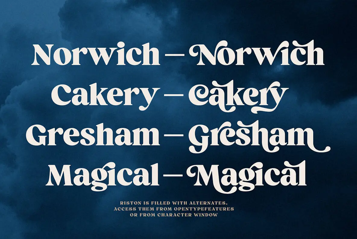 Briston Font - YouWorkForThem