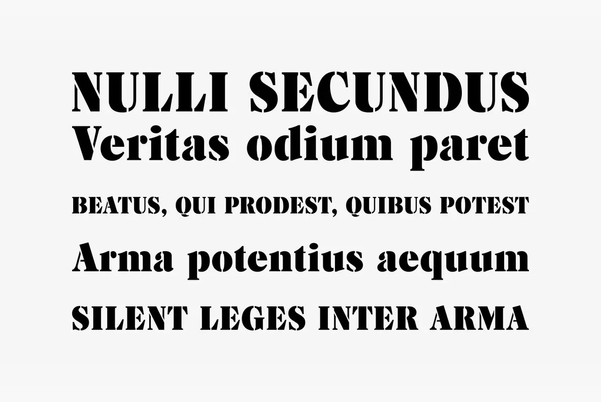Caslon Stencil Font - FontPath