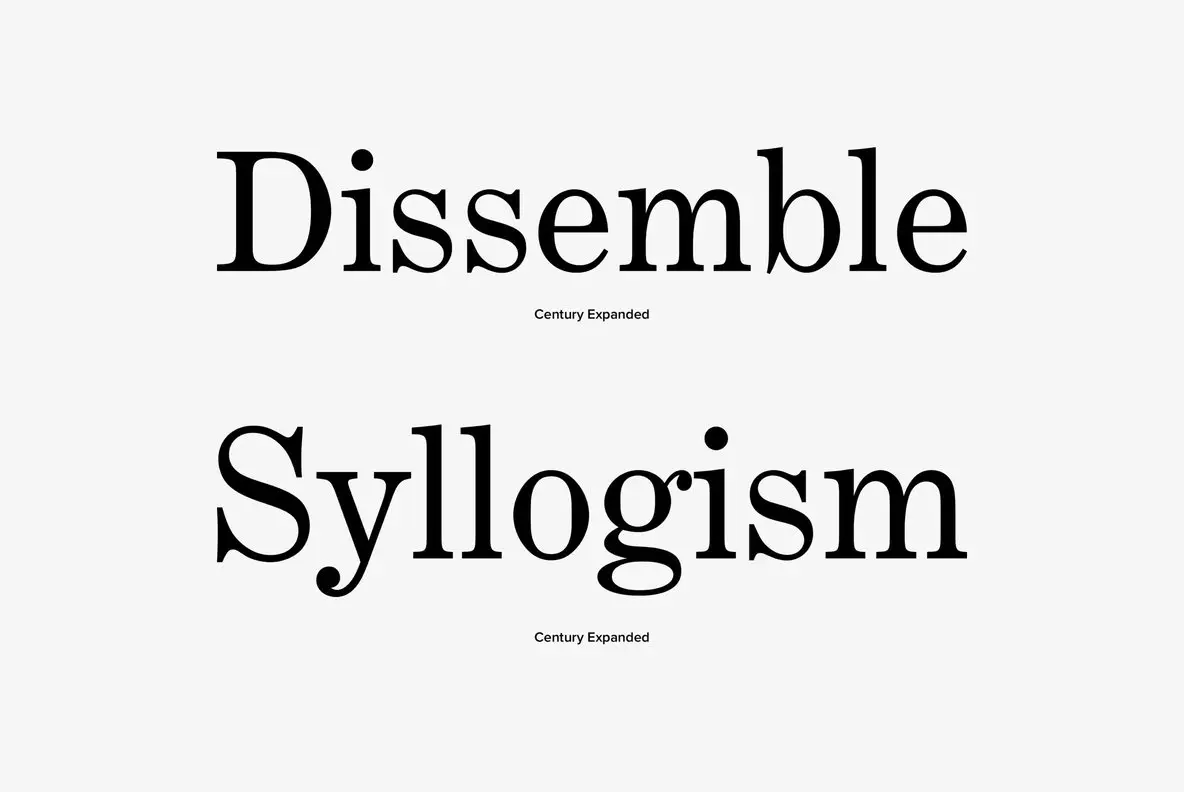 Century Expanded Font - YouWorkForThem