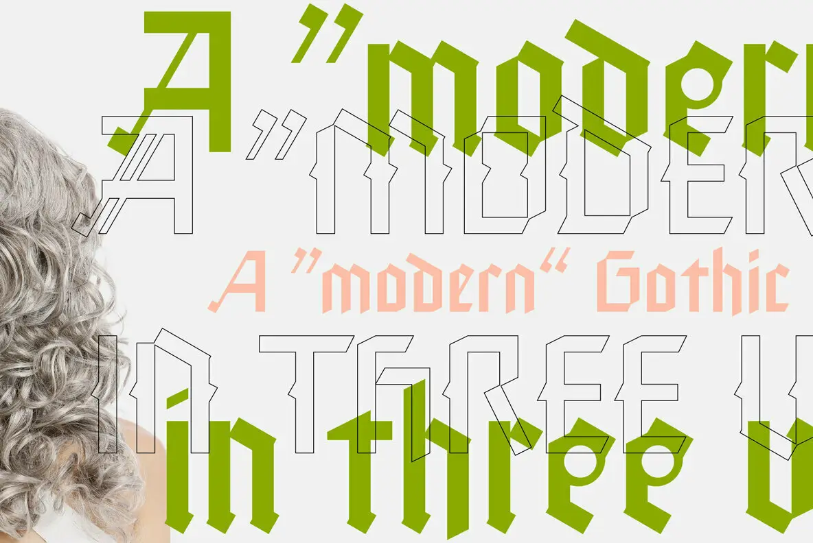 Faber Gotic Font - YouWorkForThem