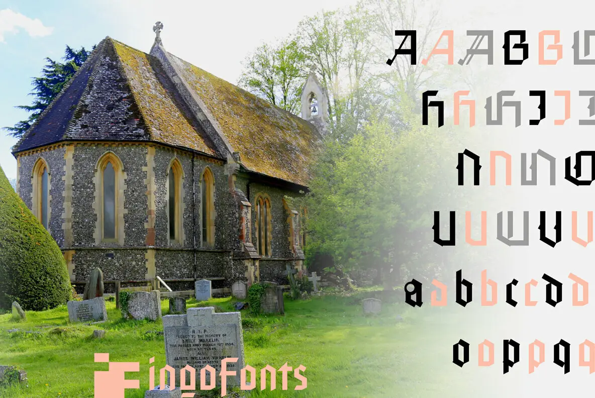 Faber Gotic Font - YouWorkForThem