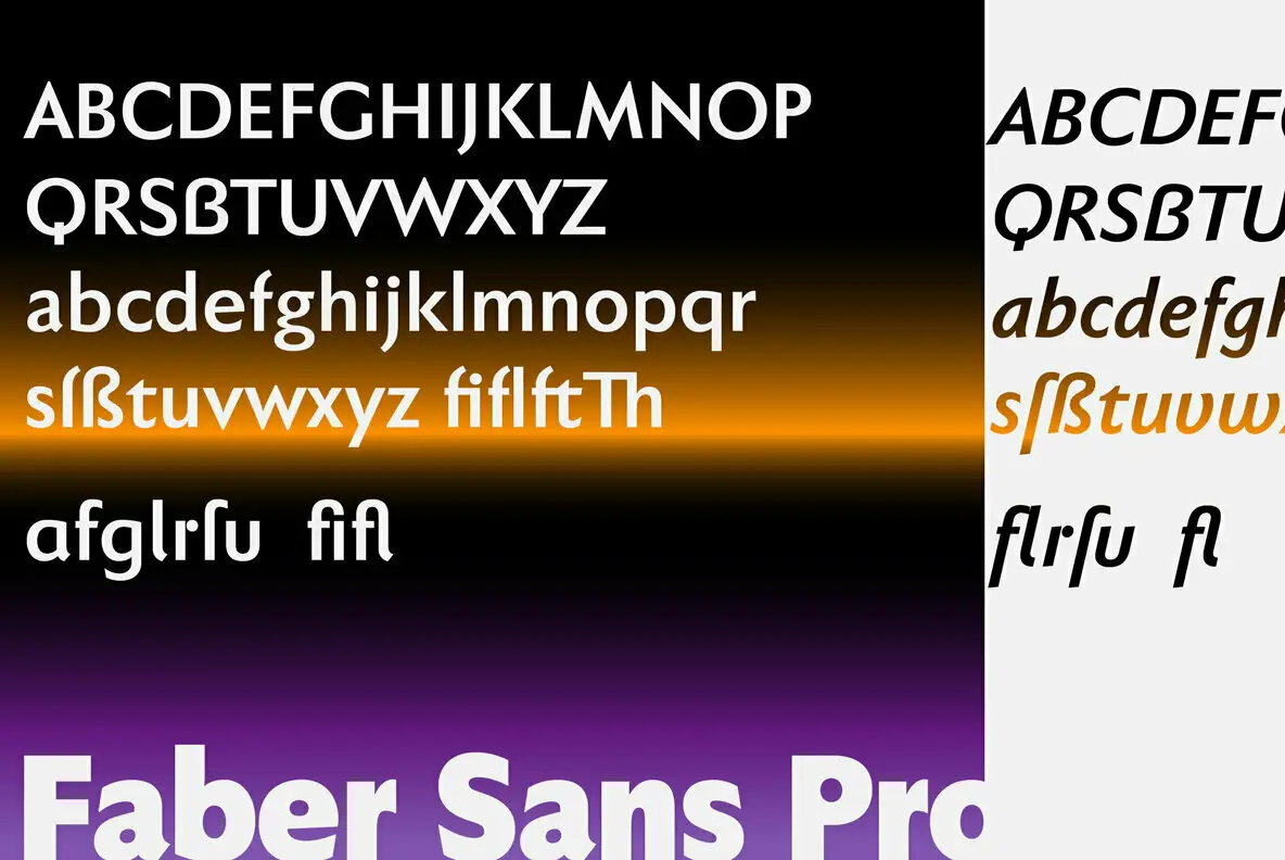 Faber Sans Pro Font - YouWorkForThem