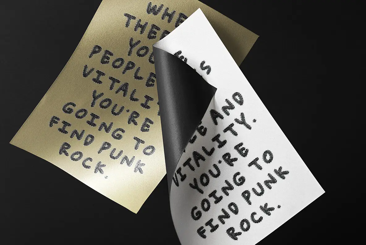 Punk SVG Font - YouWorkForThem