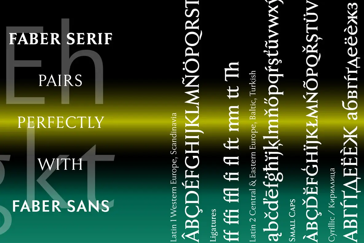 Faber Serif Pro Font - FontPath