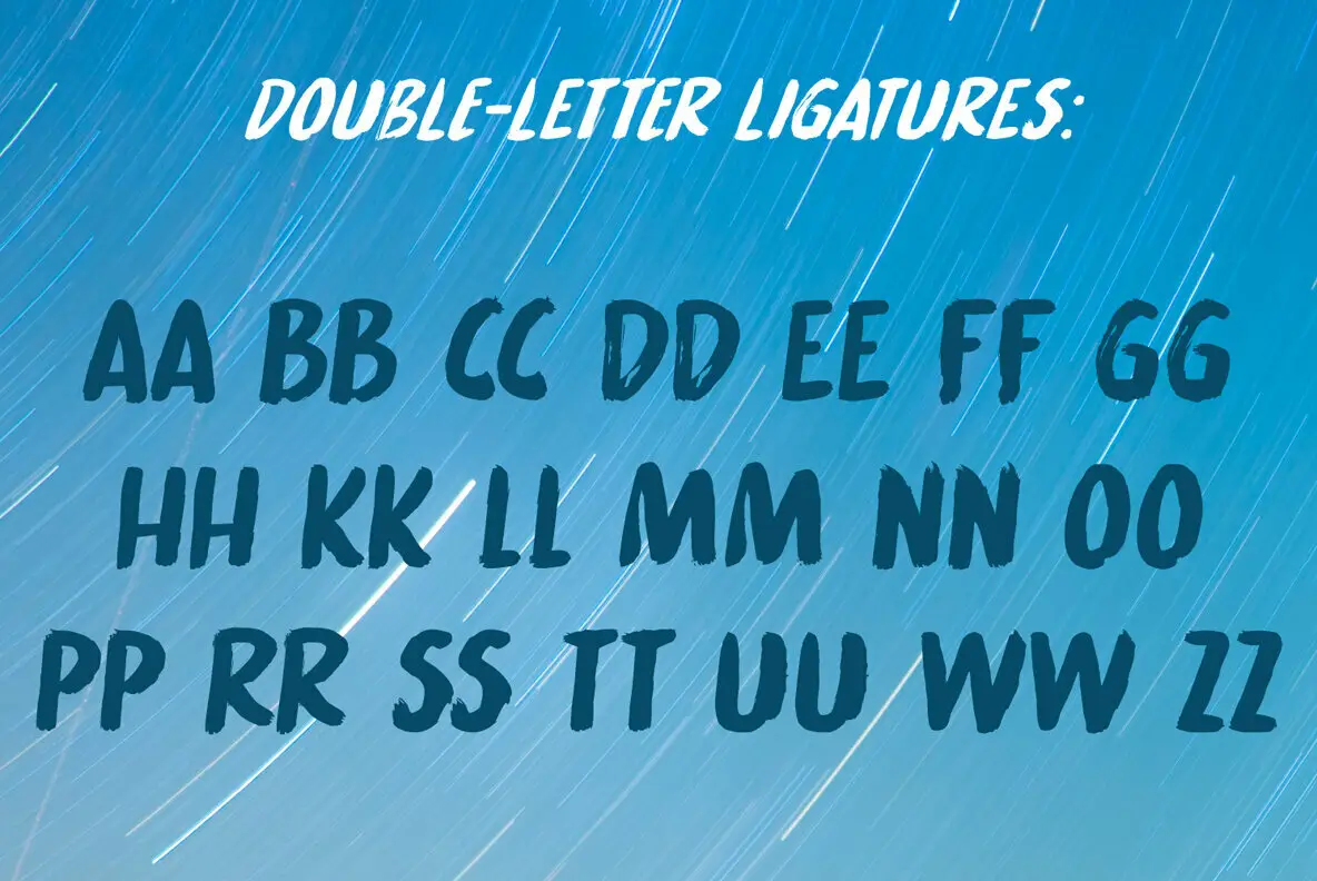 Meteor Strike Font - FontPath