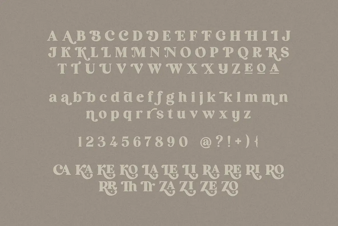 Cocktail Font - YouWorkForThem