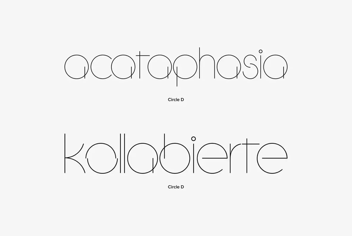 Circle Font - FontPath