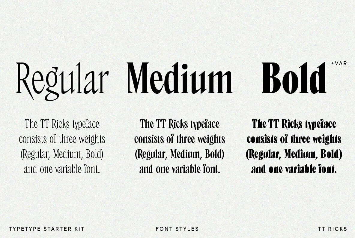 TT Ricks Font - YouWorkForThem