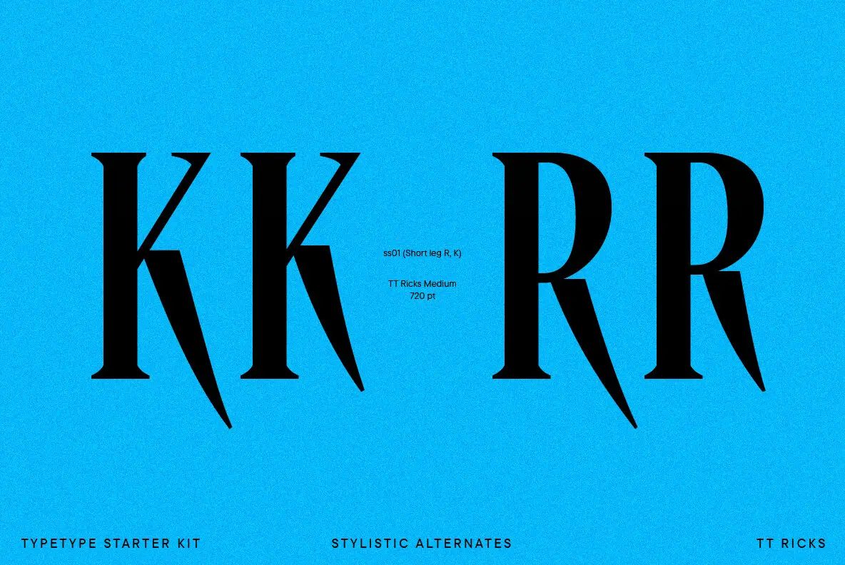 TT Ricks Font - YouWorkForThem