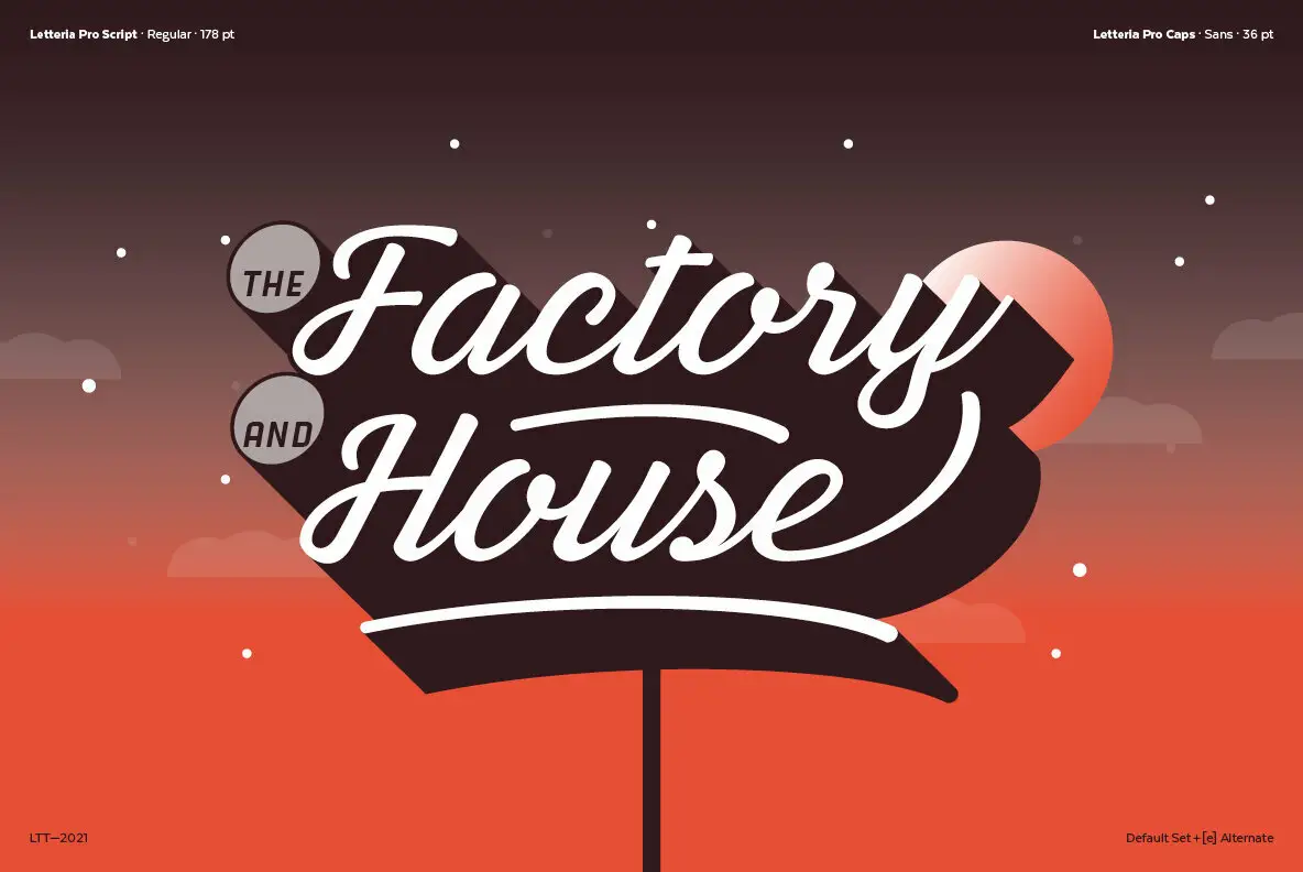 Letteria Pro Font - YouWorkForThem